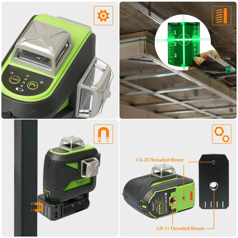 Huepar laser level 603cg store