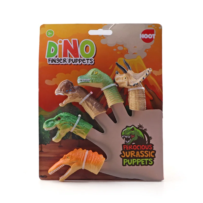 Dollar Item Toys Promotion Custom Dinosaur Finger Puppets Baby Small ...