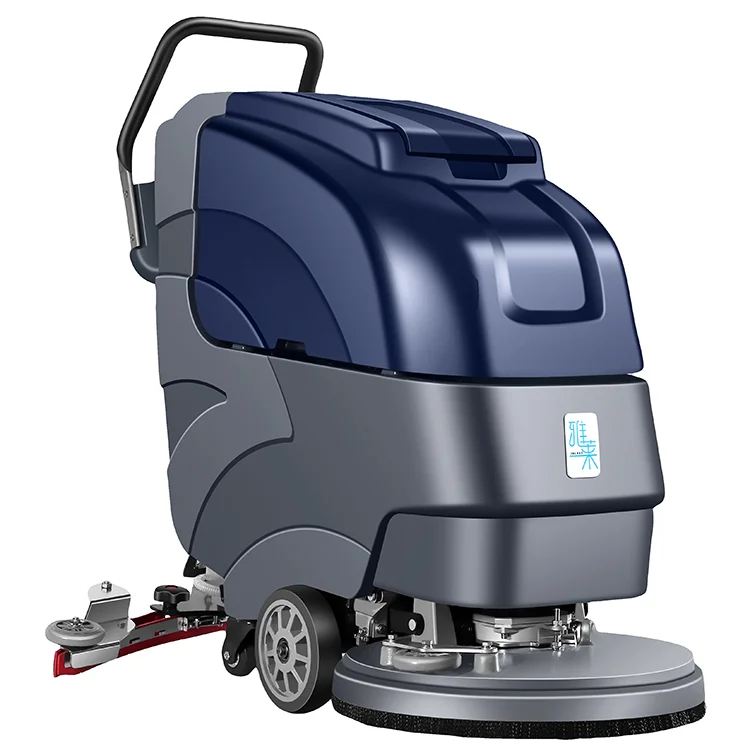 Portable Manual Compact Automatic Walk Behind Floor Scrubber Machine ...
