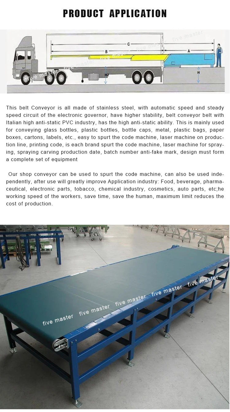 Roof Conveyor Ladder Conveyor Belt Loading Unloading Conveyor - Buy ...
