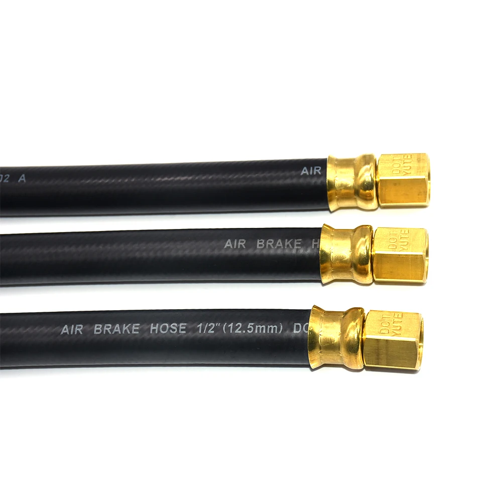 YUTE truck 3/8 sae j1402 air brake hose assembly with dot approval ...