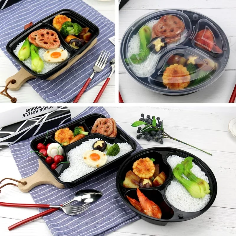 Disposable PP Plastic Bento Boxes - Versatile & Durable