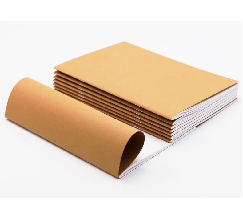 Custom Kraft Paper Saddle Stitching Binding School Student Exercise ...