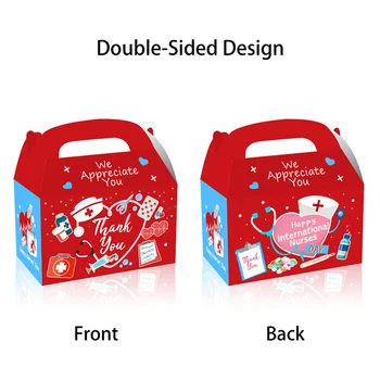 Xindeli Dd321 Nurses Day Party Favors Candy Treat Gift Box Paper Cake ...