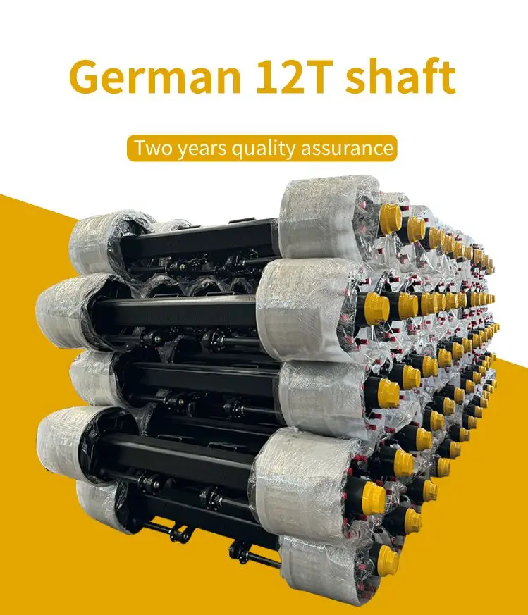 Factory Wholesale German Style Trailer Axle Load Capacity 12 Tons ...
