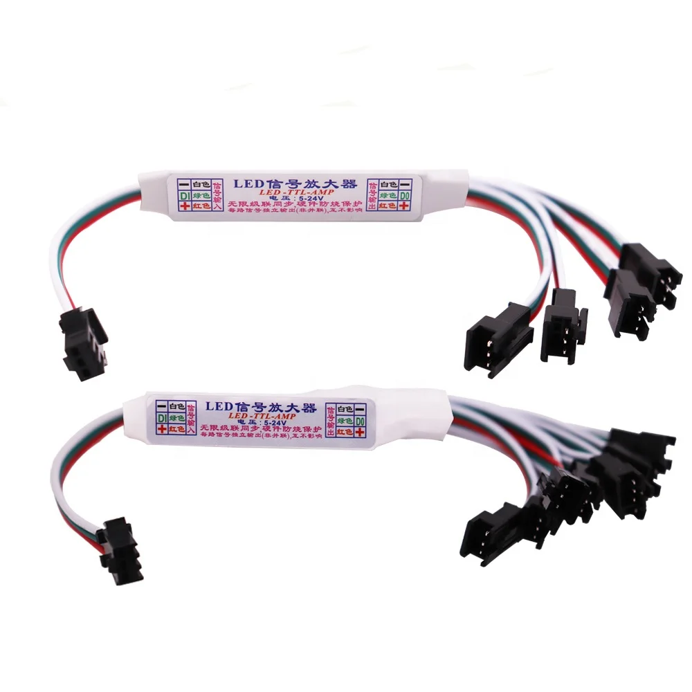 Mini TTL SPI Signal Amplifier Repeater for WS2812B LED Strips