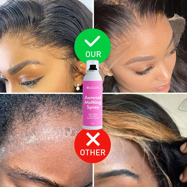 Wholesale 180ml Aerosol Lace Frontal Melt Strong Hold Lace Melting ...