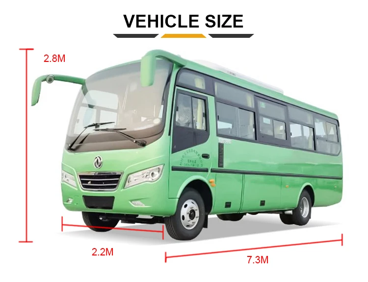 Dongfeng Coach Bus EQ6800LHT2 Model Lhd Luxury Passenger 35 Seater ...