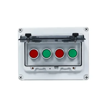 Outdoor Waterproof Plastic Control Box Emergency Stop Self Reset Start ...