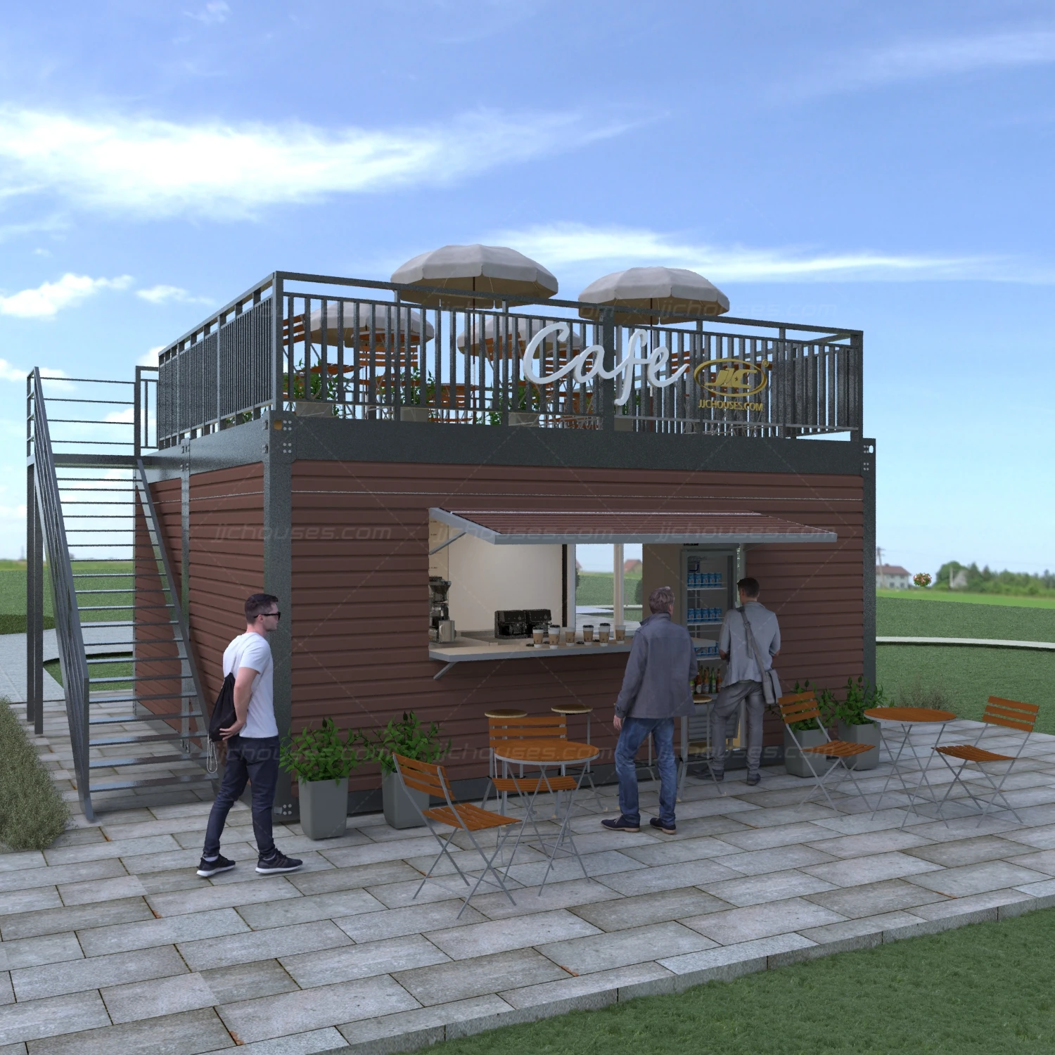 Modern Luxurious Detachable Prefabricated Interior Design 20ft 10ft ...