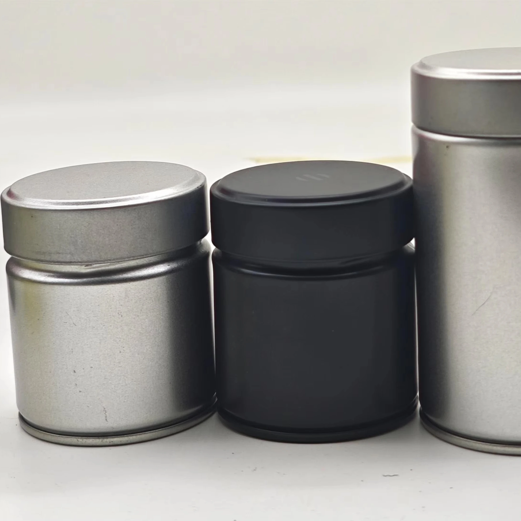 Eco Grade Cylinder Tea Cans Round Tube Canister For Food Packaging ...