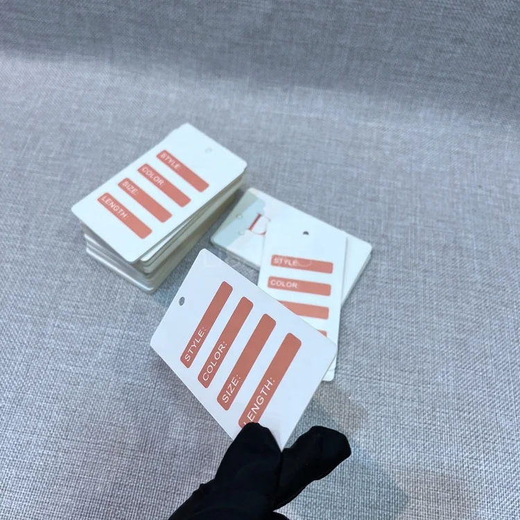 Bespoke thick printing black label for human hair/extensions| Alibaba.com
