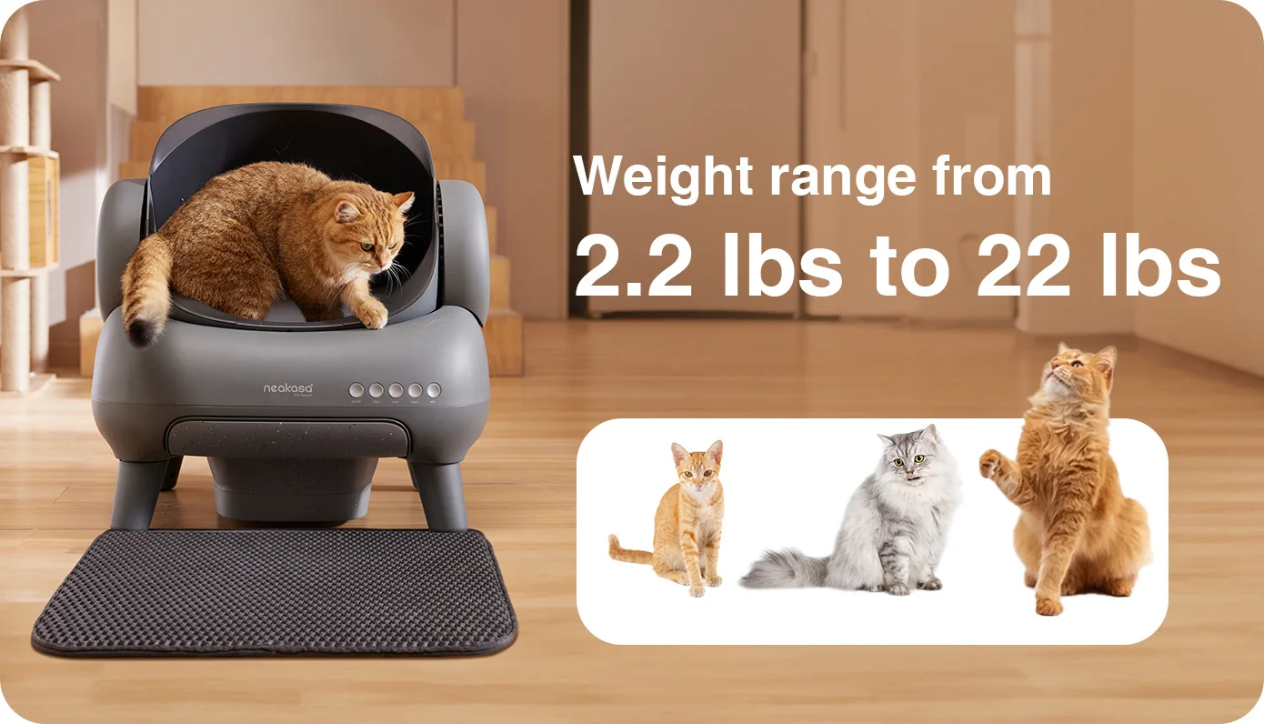 Neakasa Cat Accessories M1 Open Top Electronic Large Self Cleaning ...
