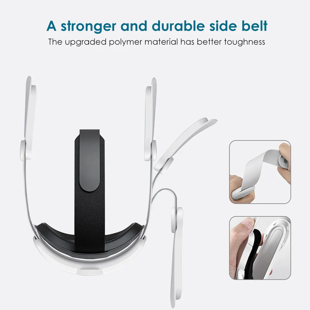 New Adjustable Head Strap With 8000 MAh Battery RGB Light Elite Strap ...