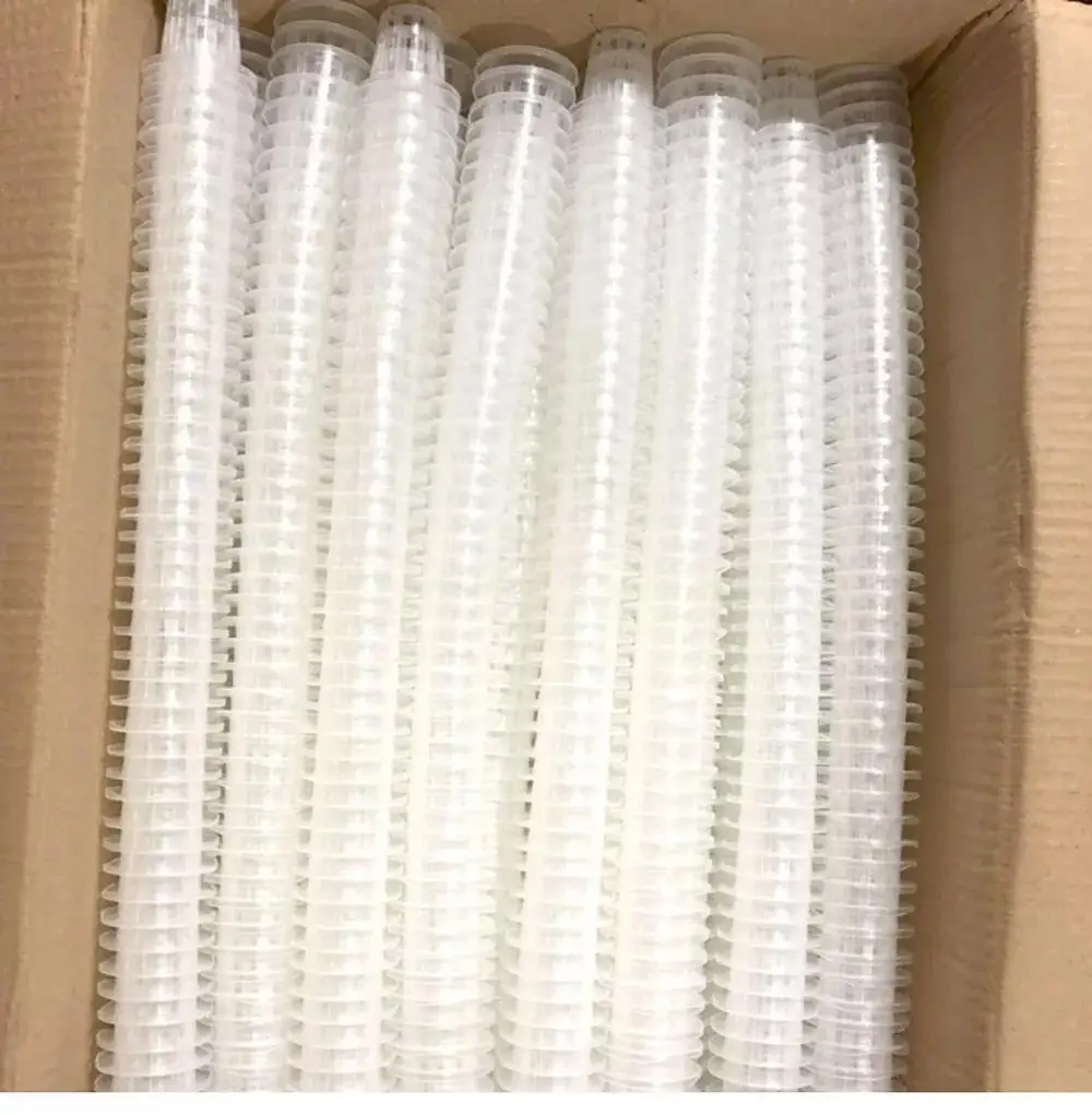 Wholesale 50mm Plastic Transparent Net Pots Hydroponics Growing Systems ...