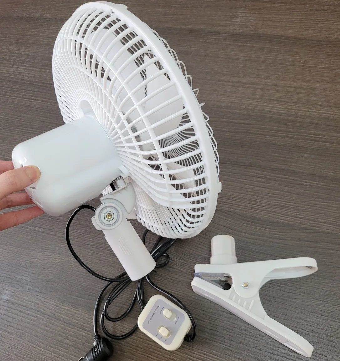 11" Double Heavy-Duty Motors 360 Degree Rotation Fan