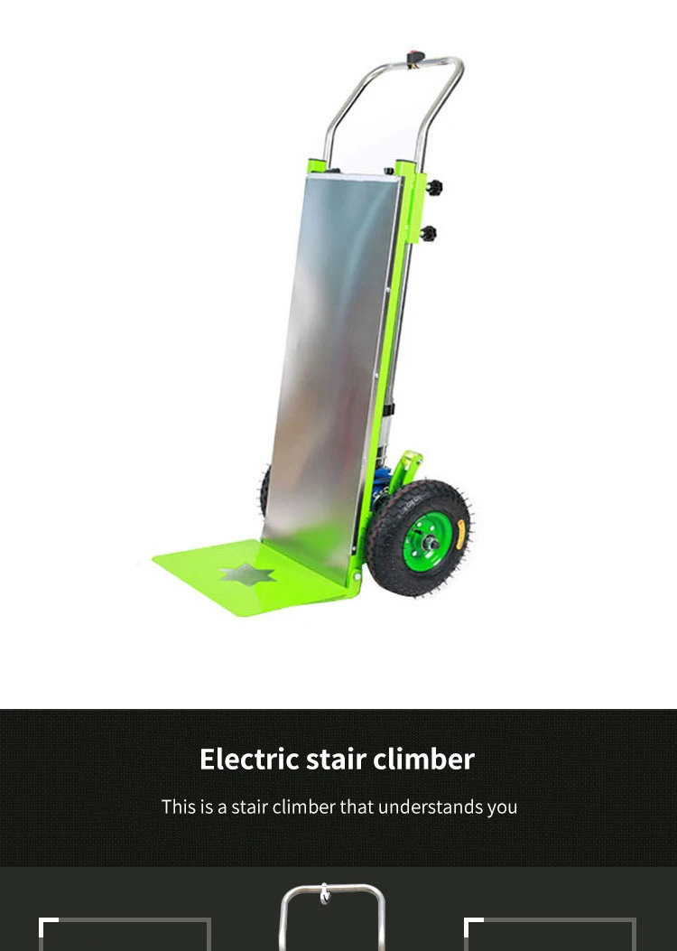 Lithium Battery Electric Stair Climbing Hand Truck / Hand Trolly ...