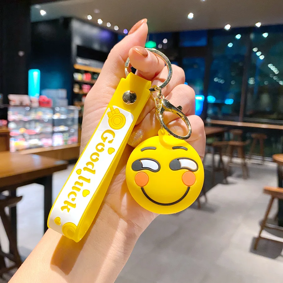 Emojio Creative 3D Cute Good Mood Cartoon Smile Key Chain
