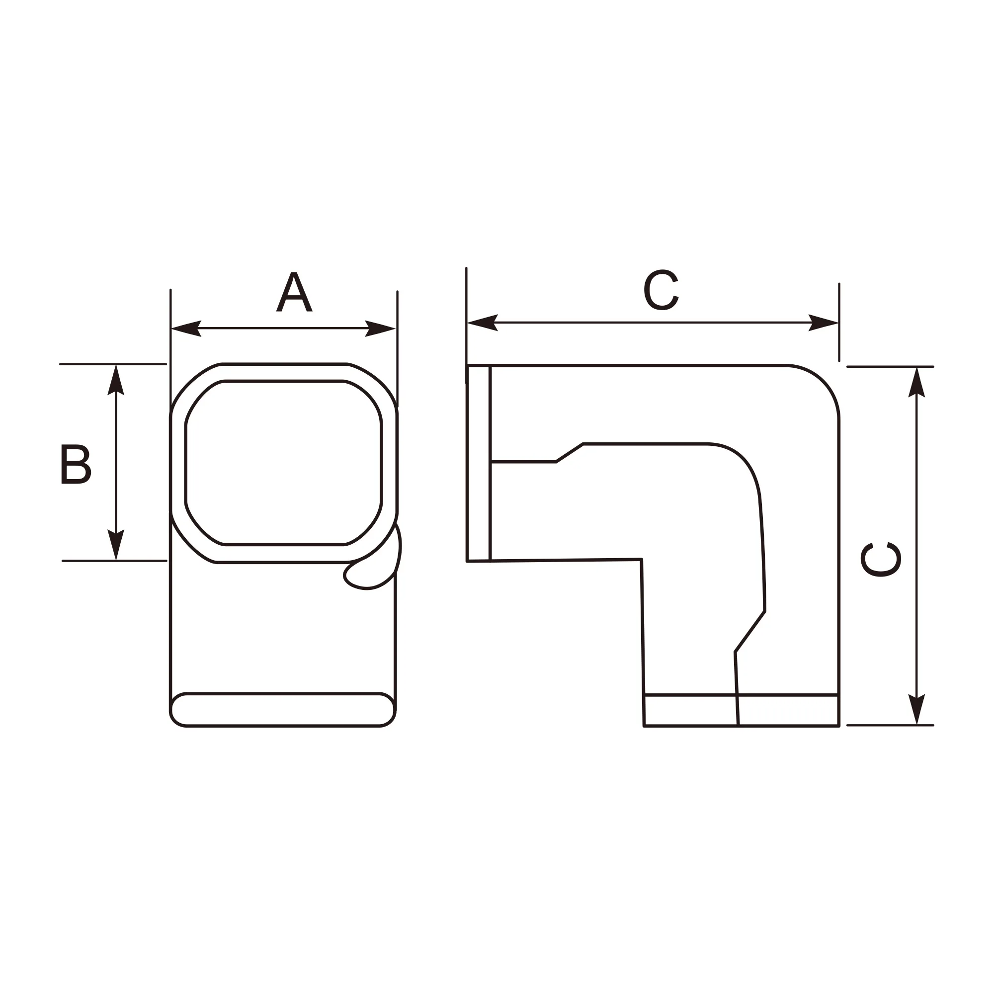 Hvac Spare Parts Outdoor Air Conditionder Plastic Elbow Bend Line Set ...