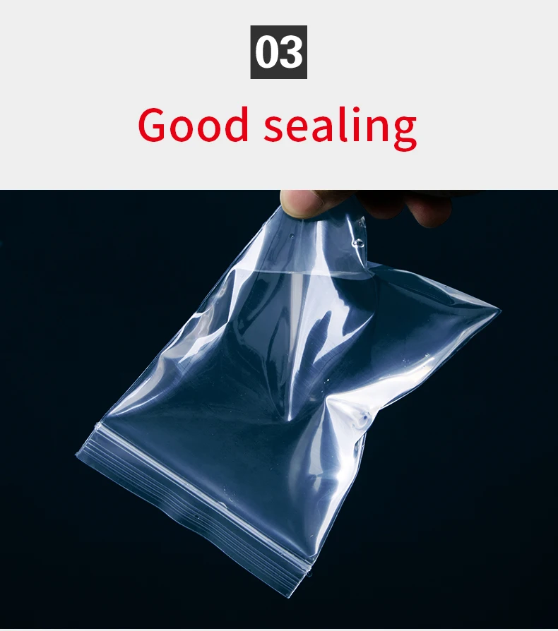 Thick Zip Lock Bag - Durable, Clear, Food Grade Poly