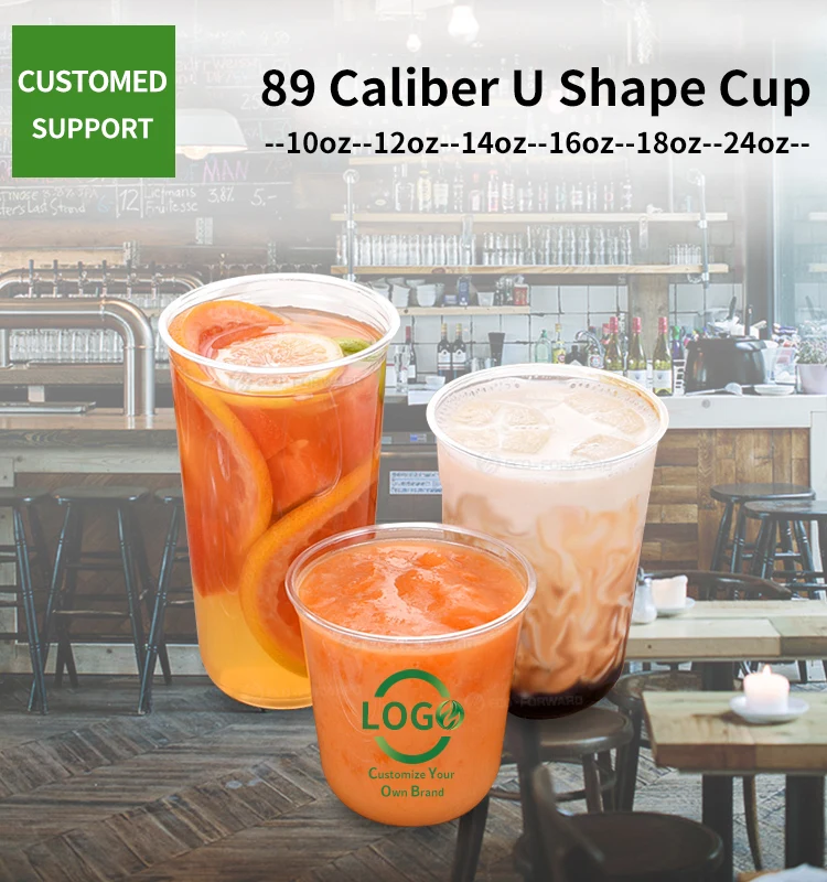 12oz-24oz Disposable Plastic Cups - Eco-Friendly & Versatile