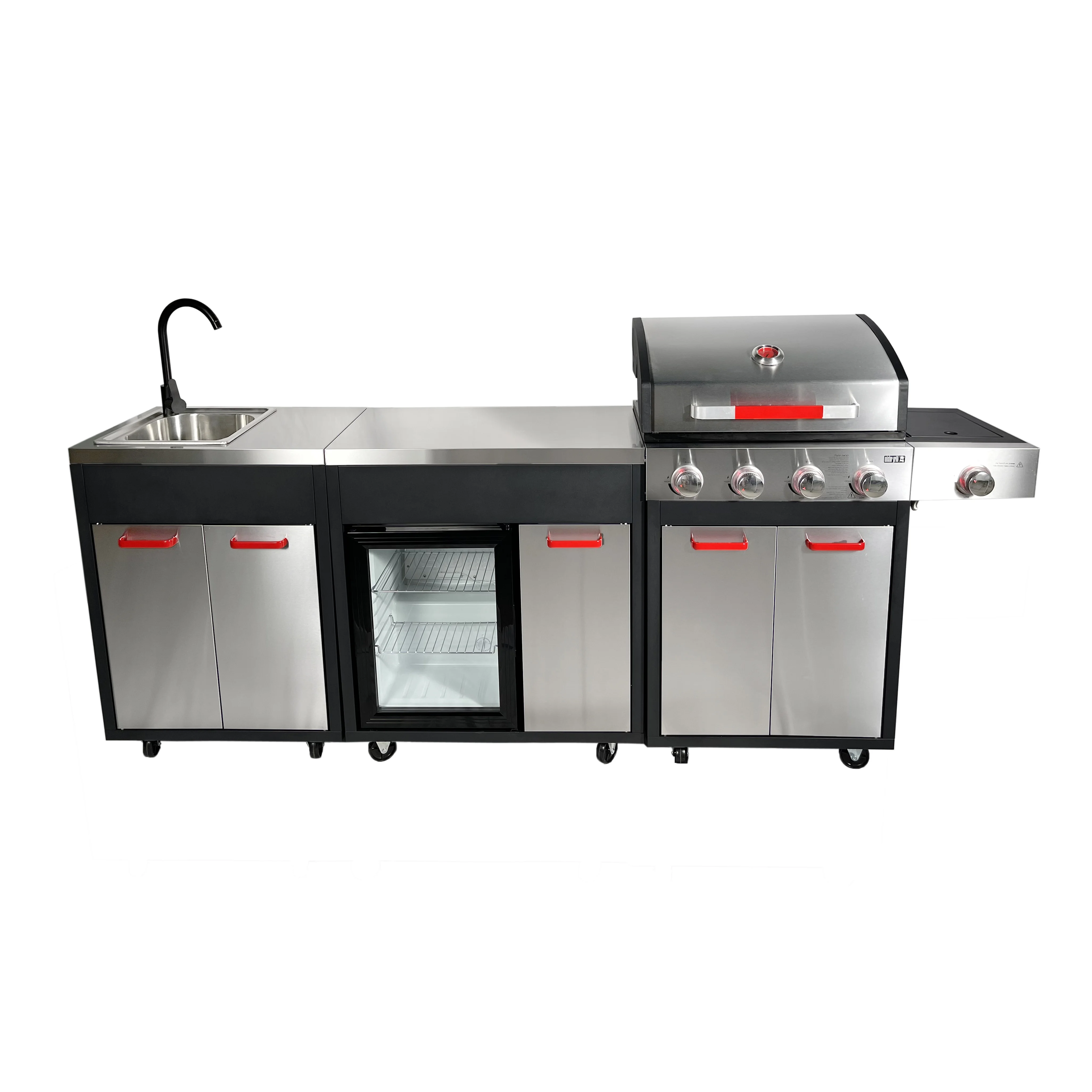 Stainless Steel Outdoor Kitchen With Infrared Rear Burner - Buy ...