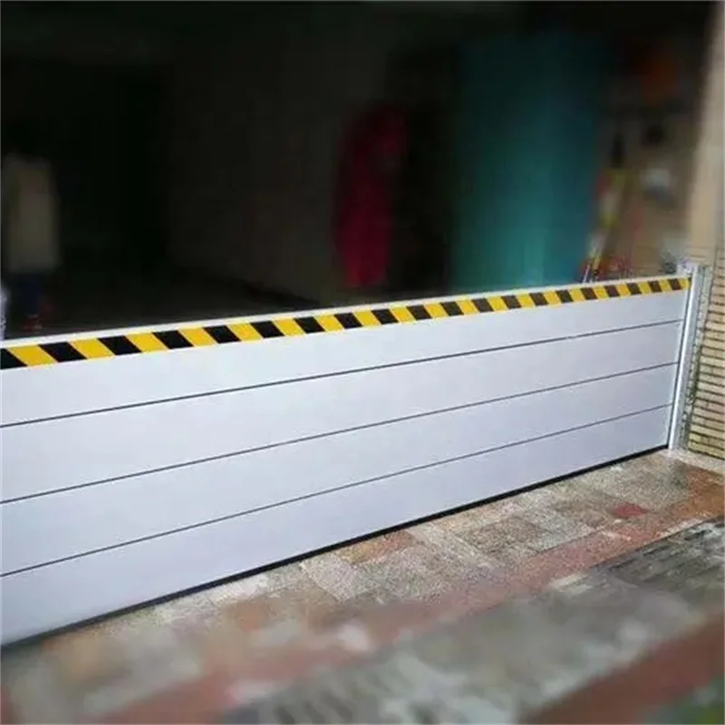Removable Aluminum Flood Barrier Panels for Home Protection