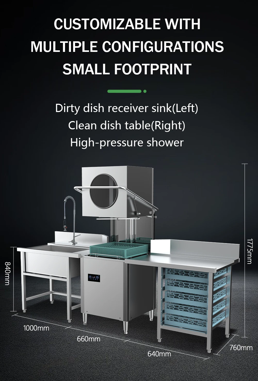 Smart Dish Washer - Efficient and Reliable for Restaurants
