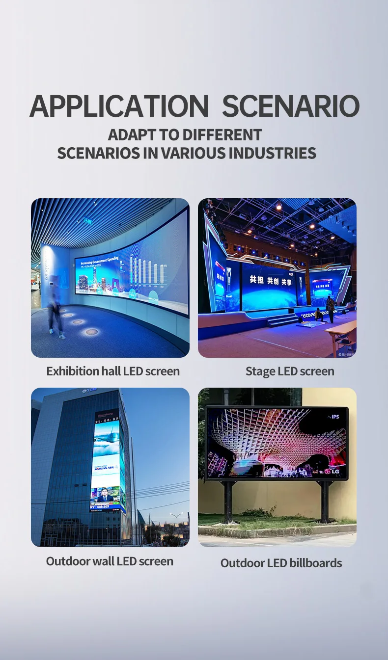Outdoor P6 Led Screen Module Film Led Stage Commercial Advertising ...