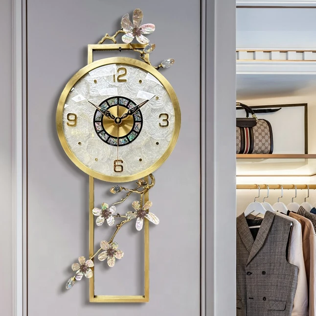 Modern Clock New Light Luxury 3d Fashion Wall Clocks Home Decor Living ...