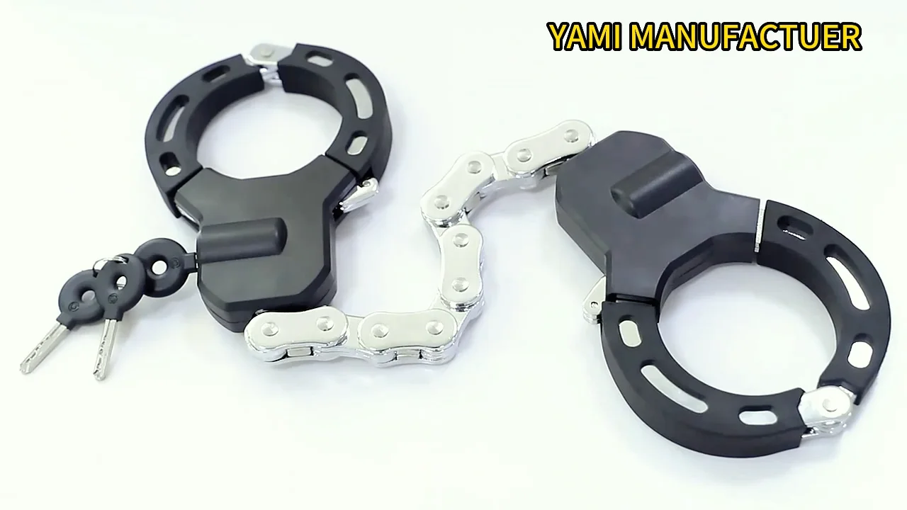 Umedo Heavy Duty Motorcycle Bike Scooter Cuff Lock Bicycle Chain Lock ...