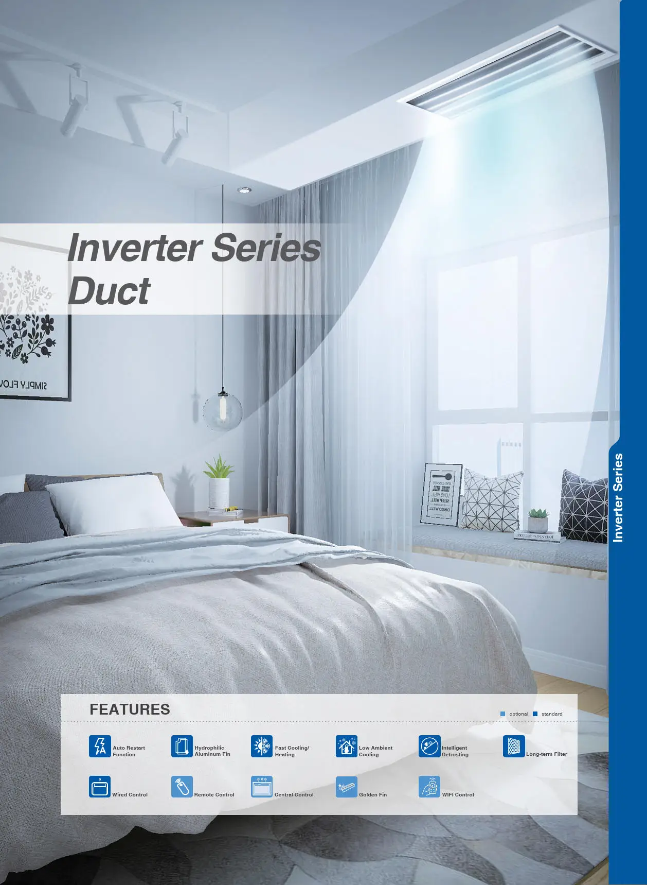 Ceiling Concealed Duct Type Air Conditioner - VRF VRV Split