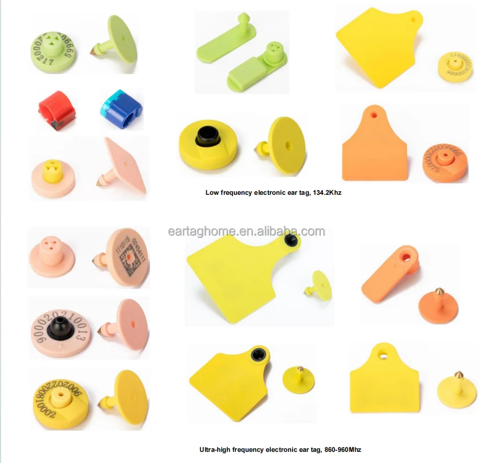 100pcs New TPU Cattle Sheep Ear Tag Laser Marked Pig Identification ...