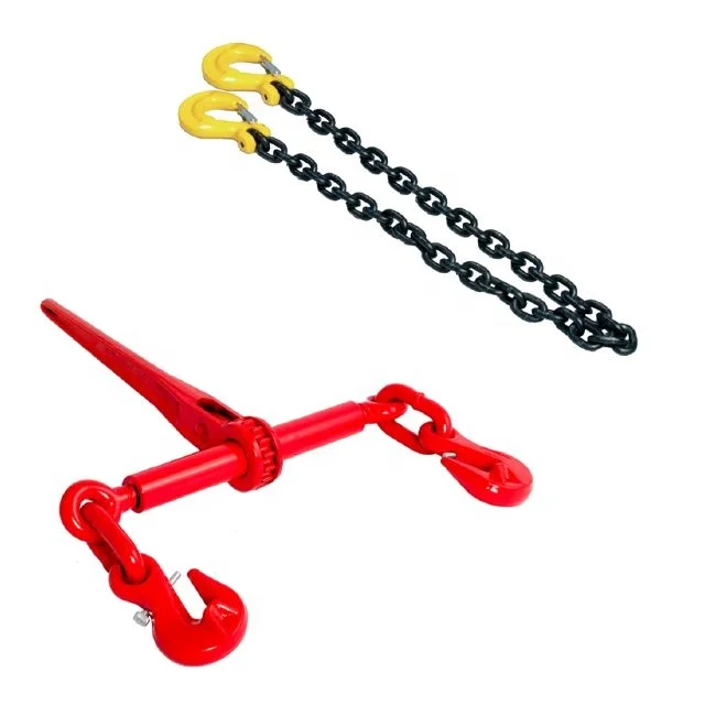 Grade 80 Heavy Duty Ratchet Load Binder/ Chain Tensioner For Transport ...