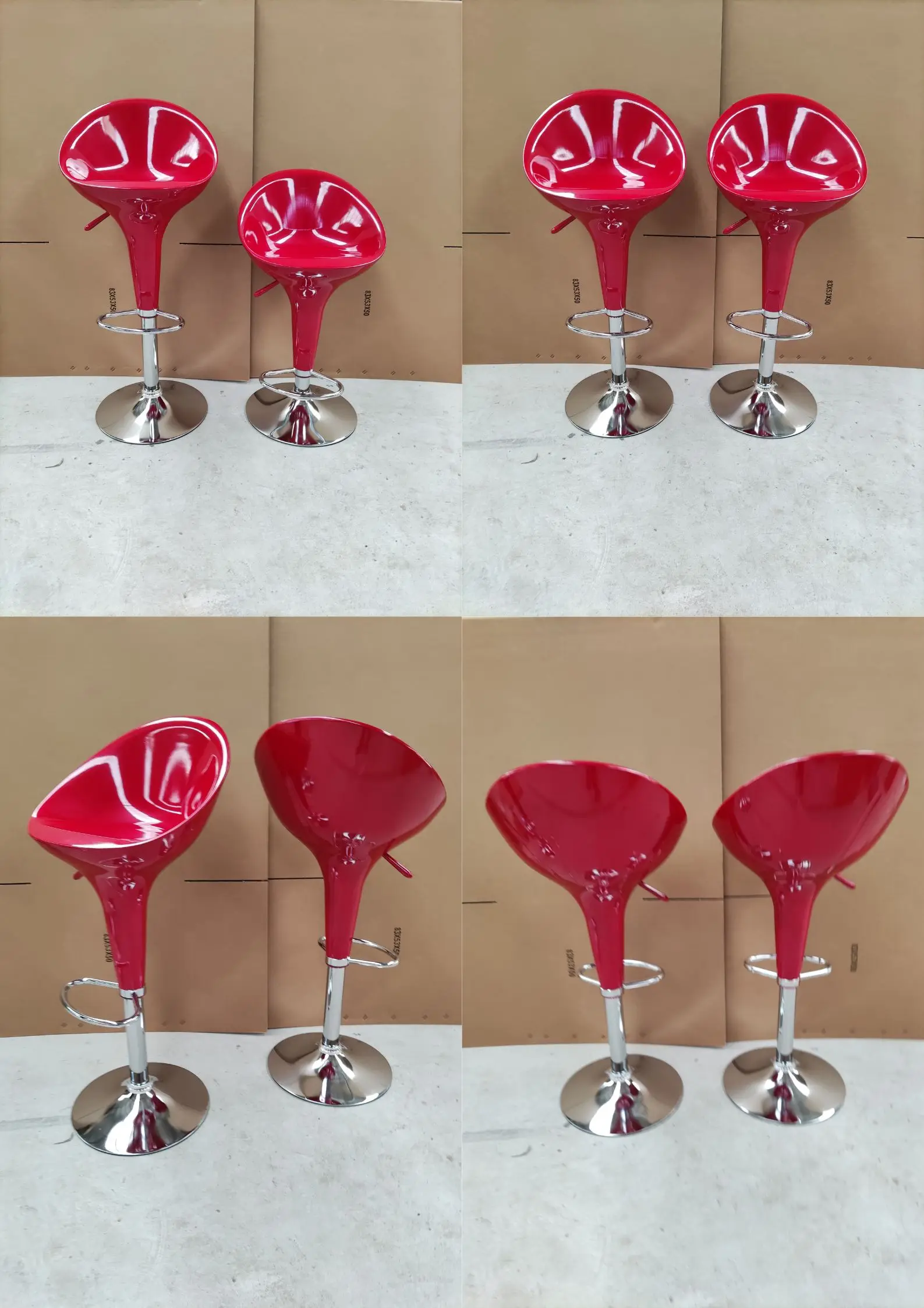 Cheap Swivel Abs Bar Stools for Restaurant and Bar Height Adjustable ...