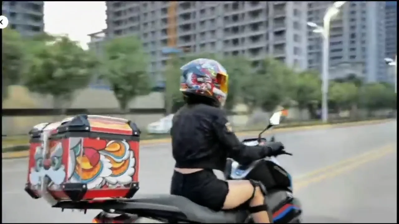 36l High-end Aluminum 55l Motorcycle Trunk Top Box Waterproof Tail Box ...