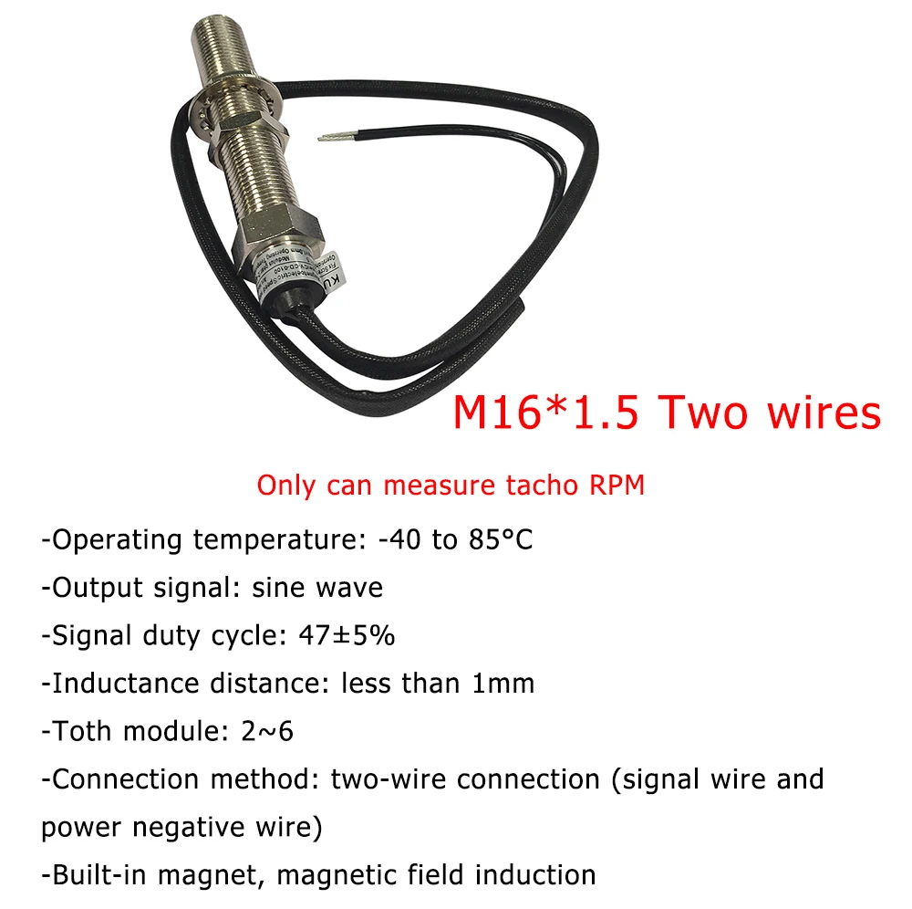 KUS Magnetoelectric Holzer Tacho Sensor for RPM