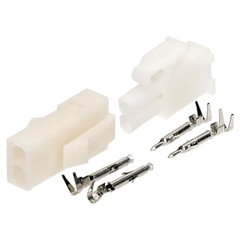 2-pin Amp Mini-universal Mate-n-lok Connector 0-0172165-1/0-0172157-1 ...