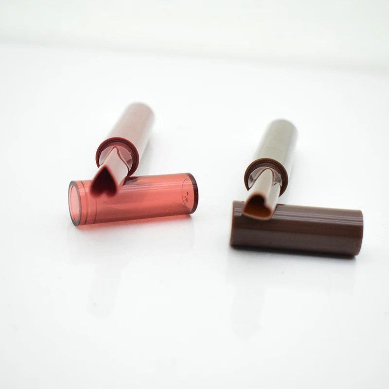 Customize Deep Red Empty Lipstick Container Component Press Top With ...