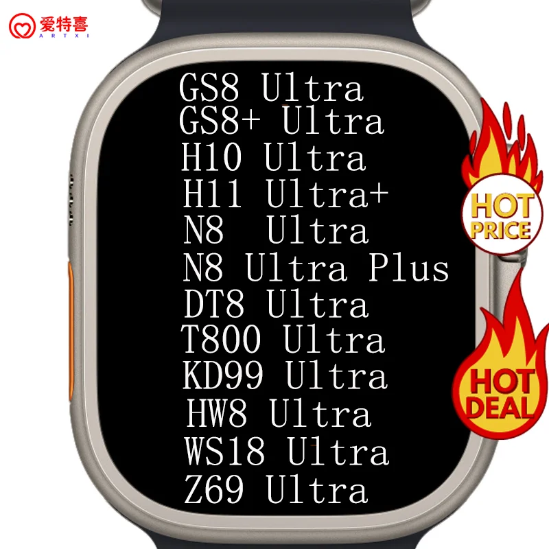 Gs Ultra8+ Smart Watch Series 8 Nfc Smartwatch Bt Call Waterproof ...