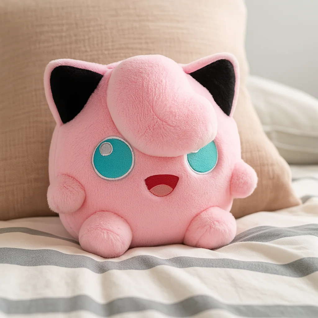 Jigglypuff Plush Stuffed Character Toy Soft Cute Kids Gift Collectible ...