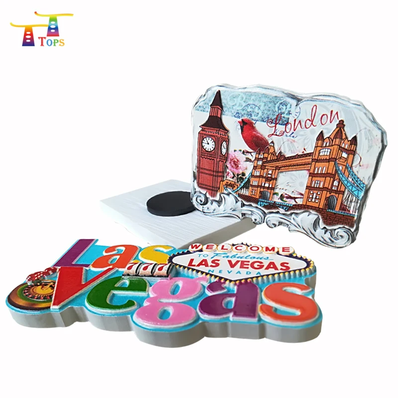 Customized Popular 3d Scenery Refrigerator Decoration Souvenir Tourist ...