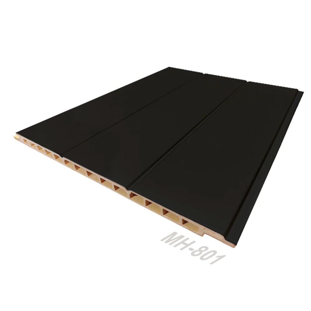 Multi Colored Wood Grain Pvc Film Cladding Wood Plastic Composite ...