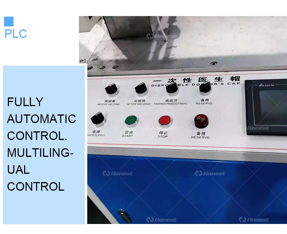 Disposable Hat Dustproof Blue Hood Non-woven Breathable Medical ...