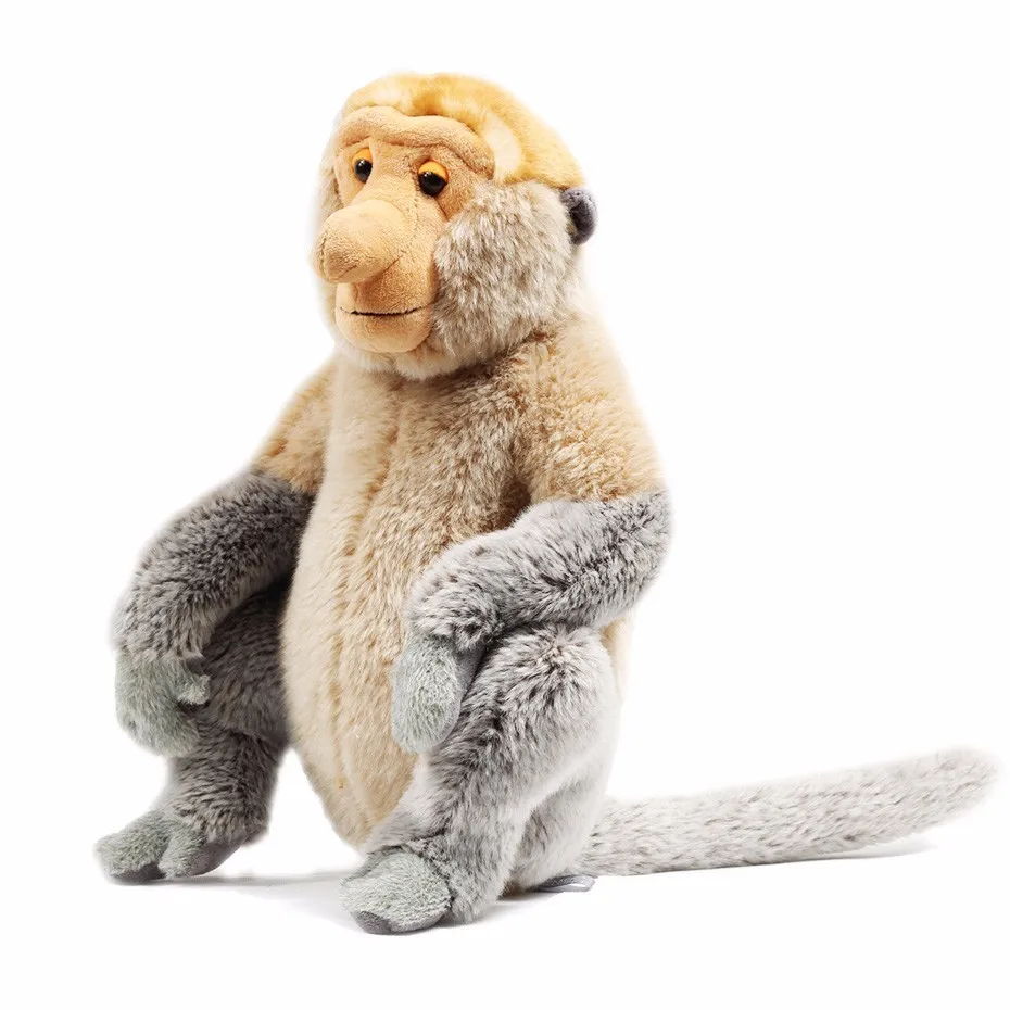 Zoo Animals Custom Super Soft Plush Toy Proboscis Monkey