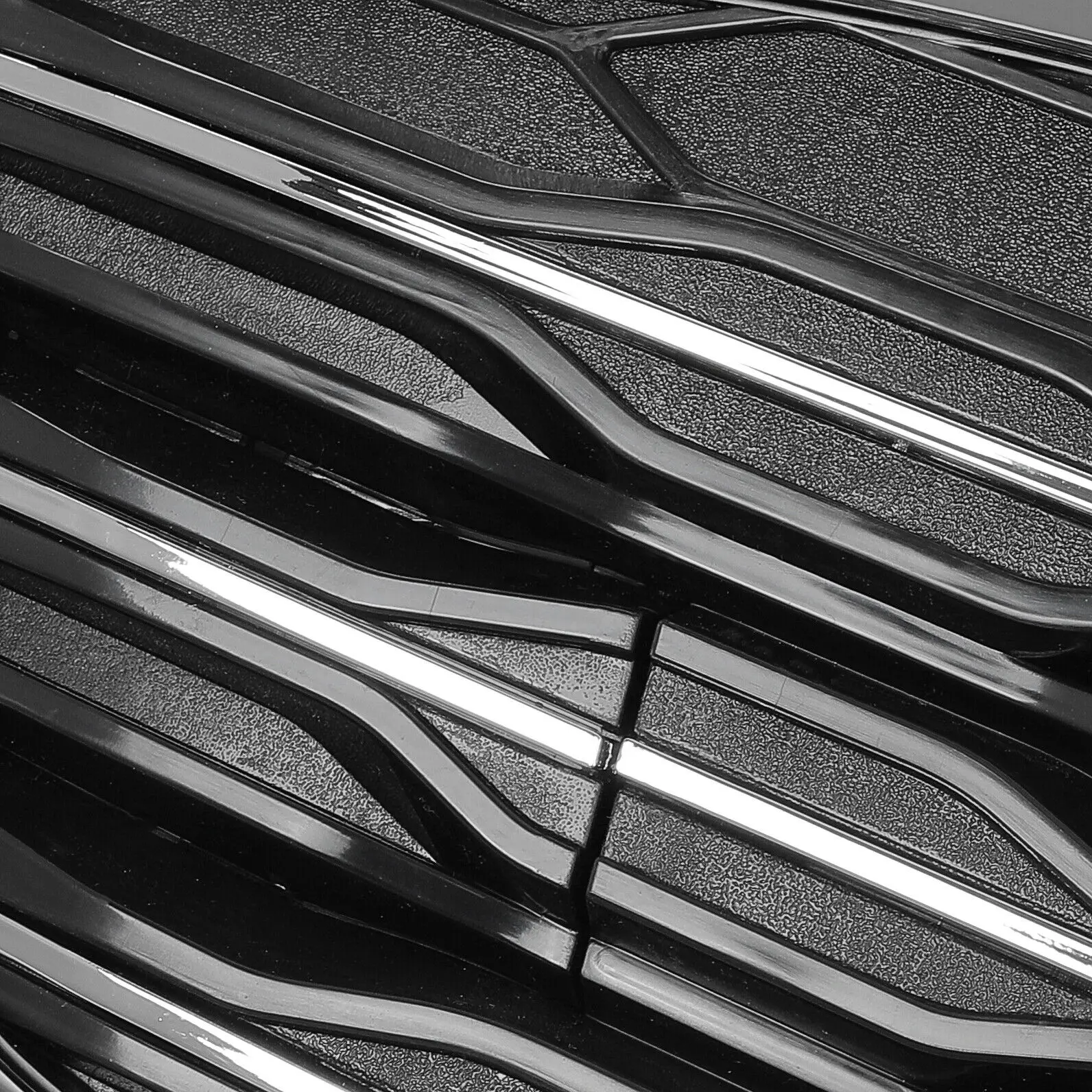 Front UPPER & LOWER Honeycomb Mesh Bumper Grille for Chevrolet Malibu ...