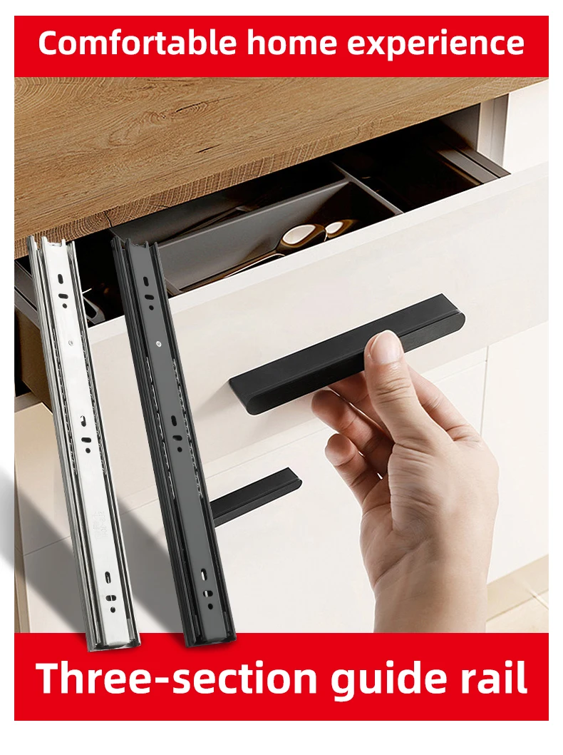 Sliding Tandem Box Type Drawer Sliding Full Extension Kitchen Cabinet ...