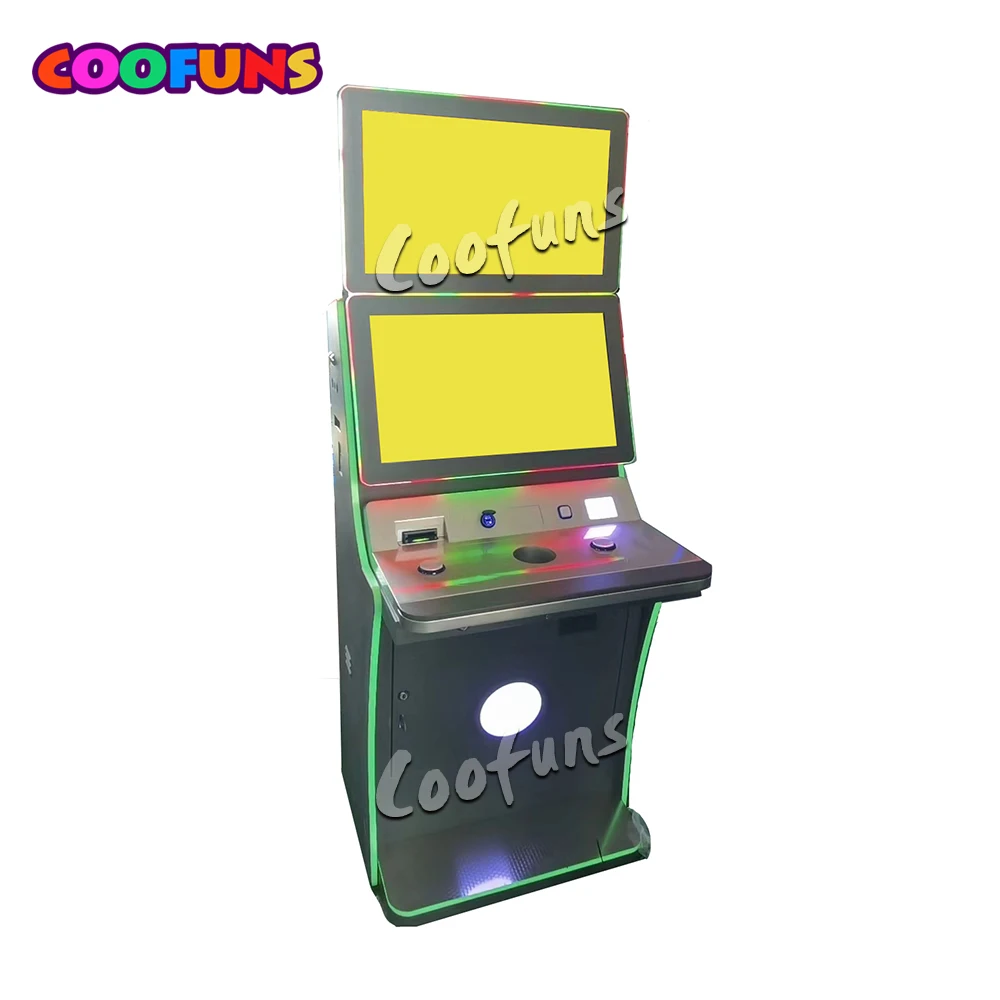 High Quality 27 Inch Metal Amusement Platinum 1 2 3 Skill Game Cabinet ...