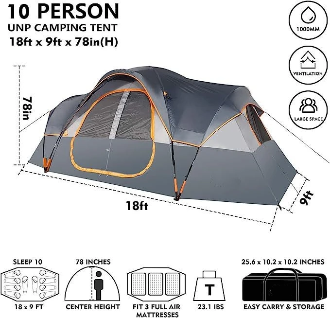 Barraca De Camping Casas De Campana Camping Big Folding Tent Air ...
