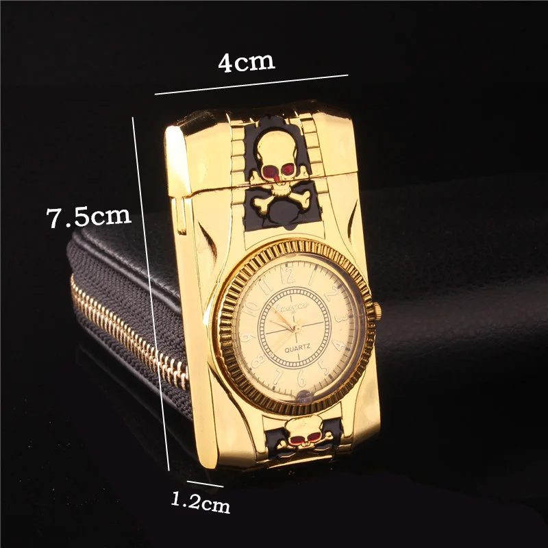 Wholesales Modern Refillable Gas Luminous Dial Watch Lighter Direct ...